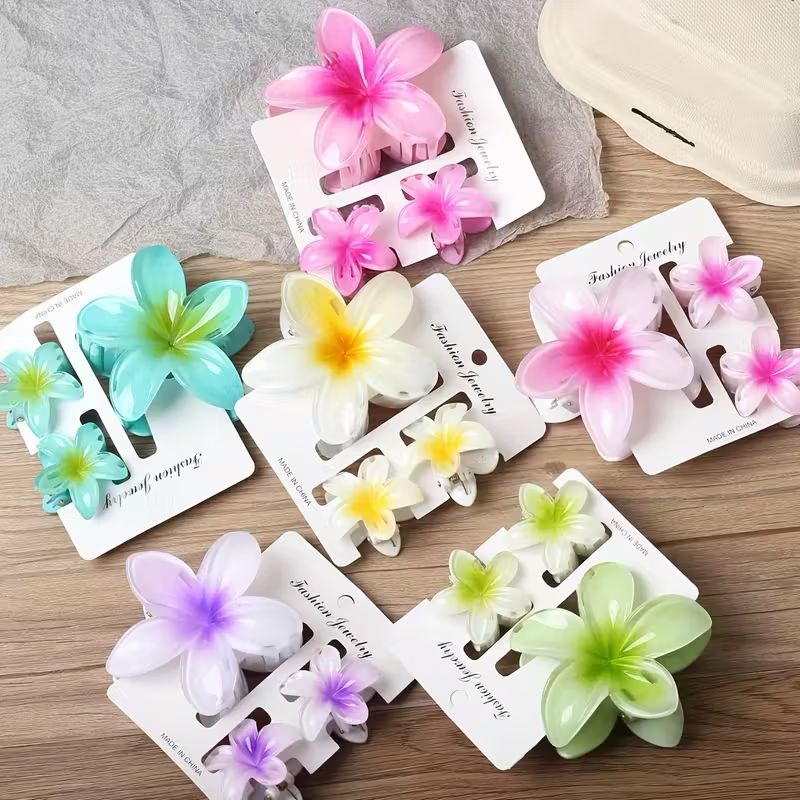 HC-108 - Lilly Flower - Hair Claw Set Of 3 – ABW