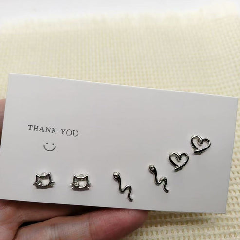 UNI-11904 - 7 Days Heart Cuties - Ear Studs Set Of 14 – AB Wholesale