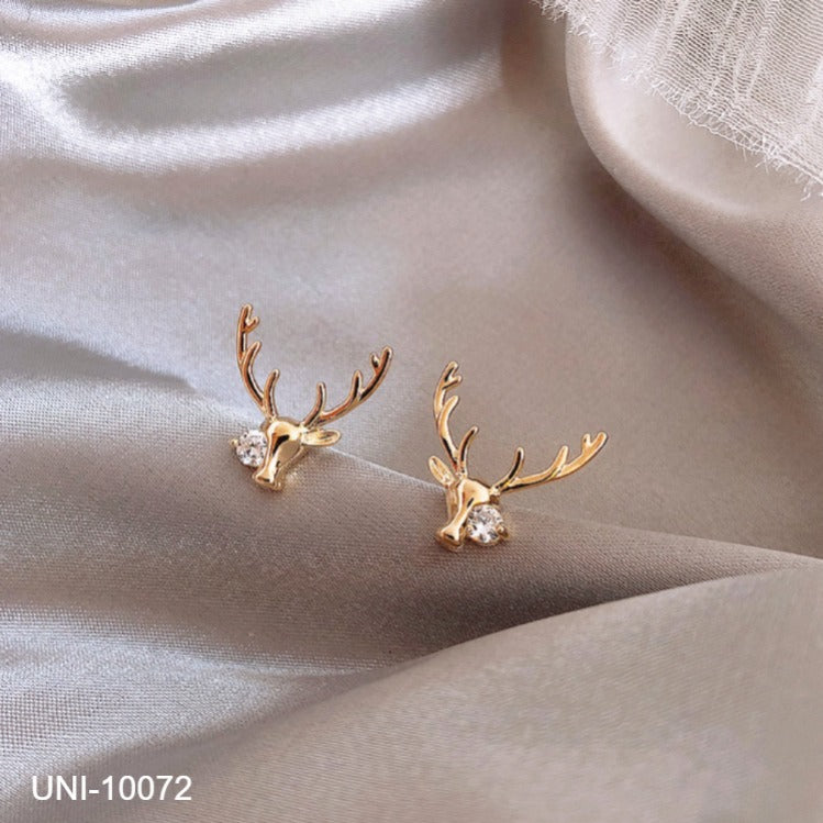 UNI - 10072 - Deer Gold - Earring – AB Wholesale